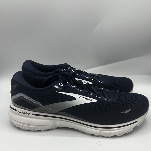 Brooks | Shoes | Brooks Ghost 5 Womens Size 15 B Blue Mesh Running ...